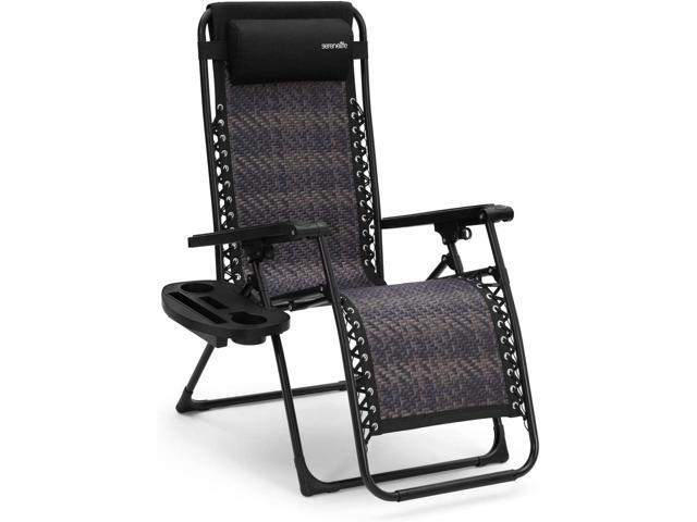 Click here for SereneLife Outdoor Adjustable Rattan Zero Gravity... prices