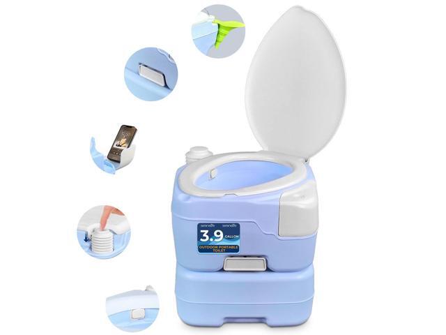 Click here for SereneLife 15L Extra Large Portable Camping Toilet... prices