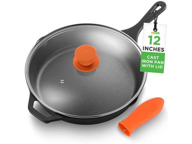 Click here for NutriChef 12 Pre-Seasoned Cast Iron Fry Pan with G... prices