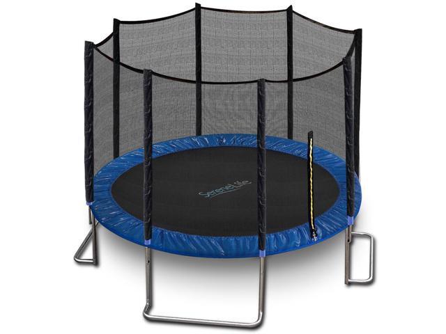 Click here for SereneLife 12ft Outdoor Jumping Trampoline with Sa... prices