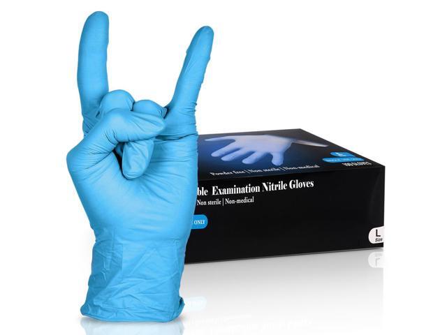 Click here for SereneLife Soft Industrial Gloves Powder-Free Nitr... prices
