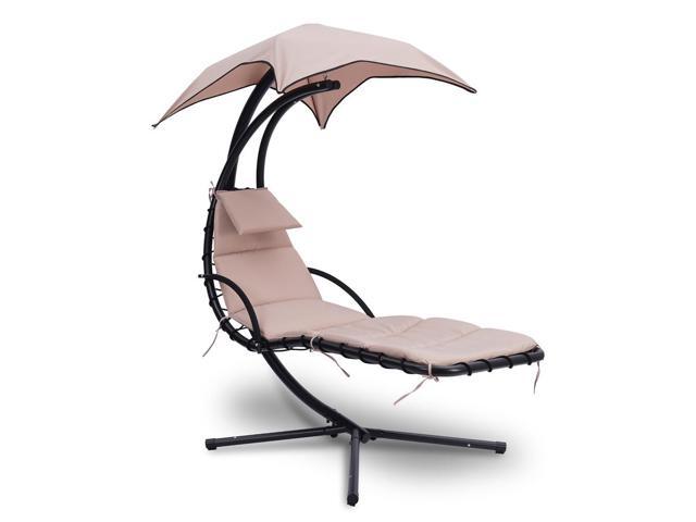 Click here for SereneLife Outdoor Hanging Curved Steel Chaise Lou... prices