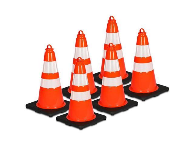 Click here for Pyle 18 PVC Cone Set of 6  High-Visibility Traffic... prices