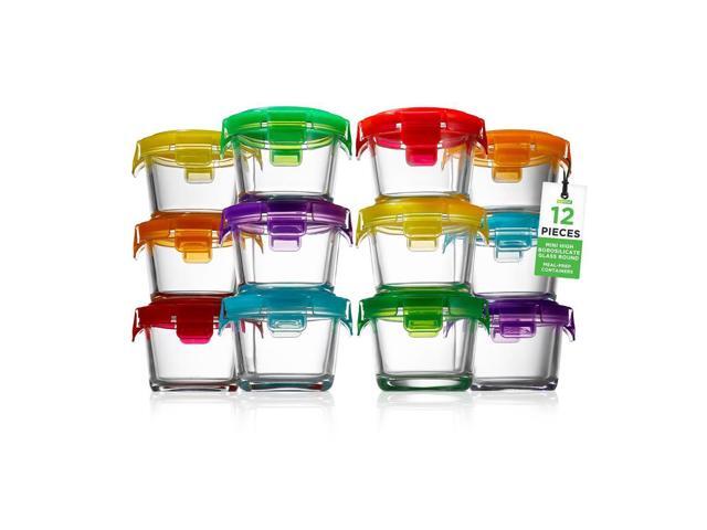 Click here for NutriChef Glass Round Meal-Prep Containers  12 Pcs... prices