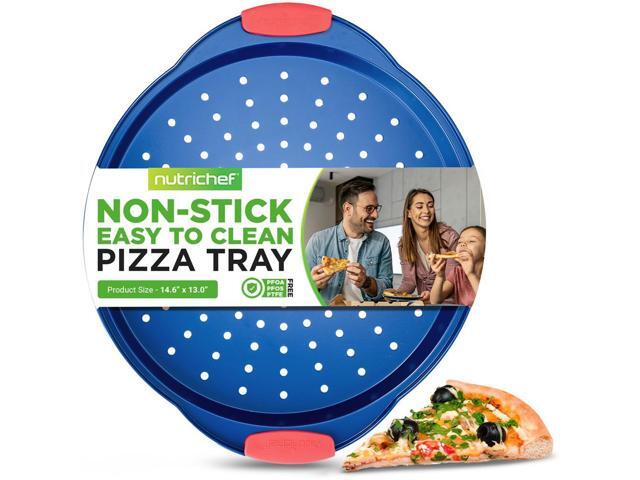 Click here for NutriChef Non-Stick Pizza Pan  Deluxe Blue Coating... prices