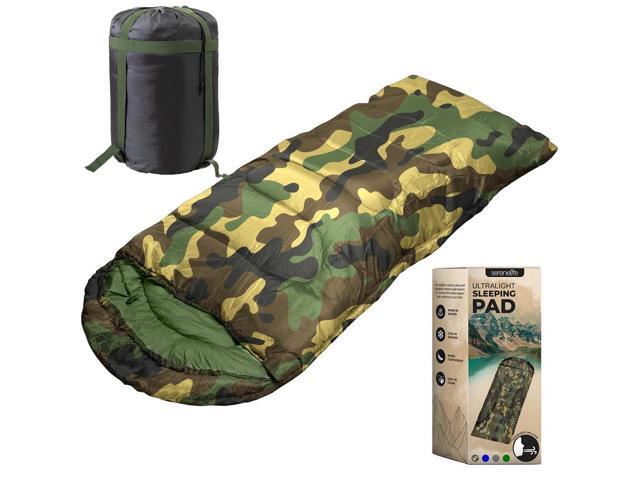 Click here for SereneLife Mummy Sleeping Bag + Travel Pillow with... prices