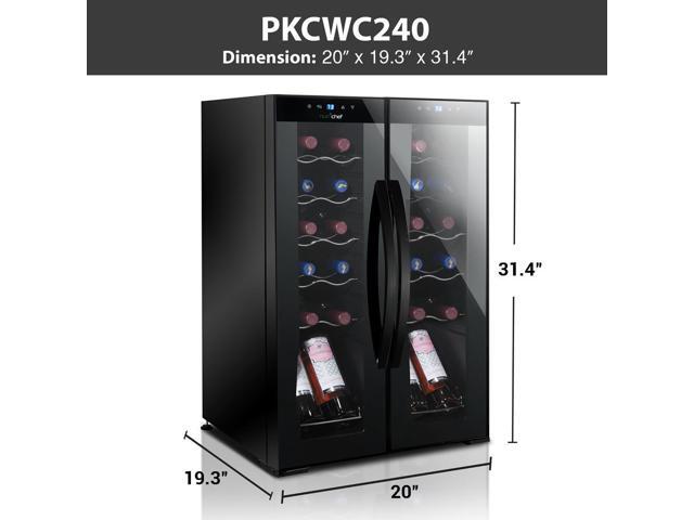 Click here for NutriChef Dual-Zone Wine Chilling Refrigerator Cel... prices