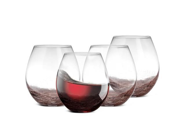 Click here for NutriChef 4-Piece Crystal Stemless Wine Glass Set... prices