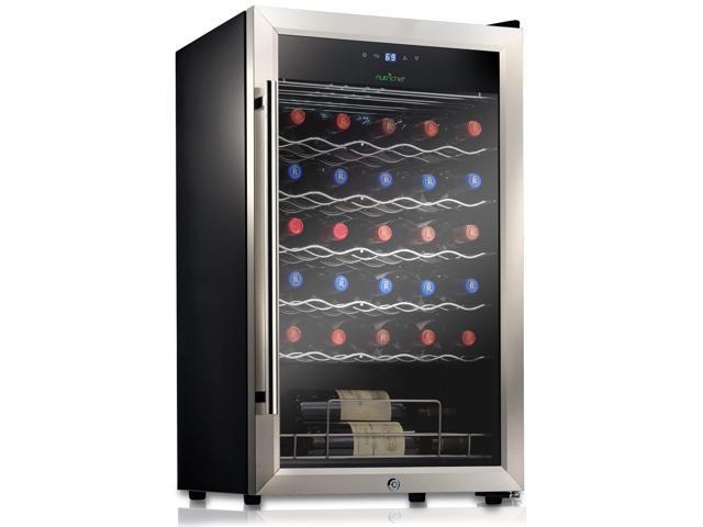 Click here for Nutrichef 34 Bottle Wine Fridge Single Zone Wine C... prices