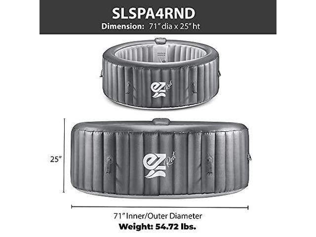 Click here for SereneLife Outdoor Portable Hot Tub - 71 x 25 4-Pe... prices