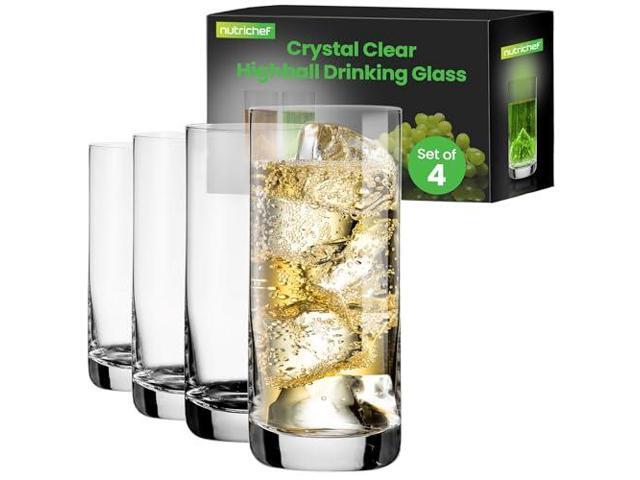 Click here for Nutrichef 4 Piece Highball Thick Base Drinking Gla... prices