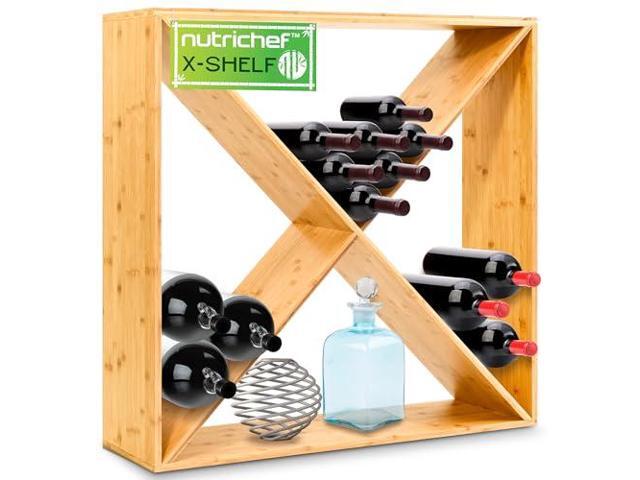 Click here for NutriChef 24 Bottle Wine X Rack Shelf Insert - Com... prices