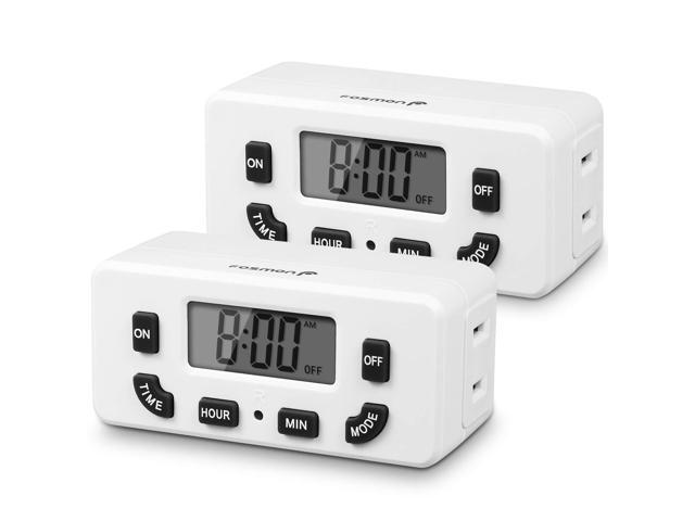 Click here for Fosmon 24 Hour Programmable Digital Timer Outlet (... prices