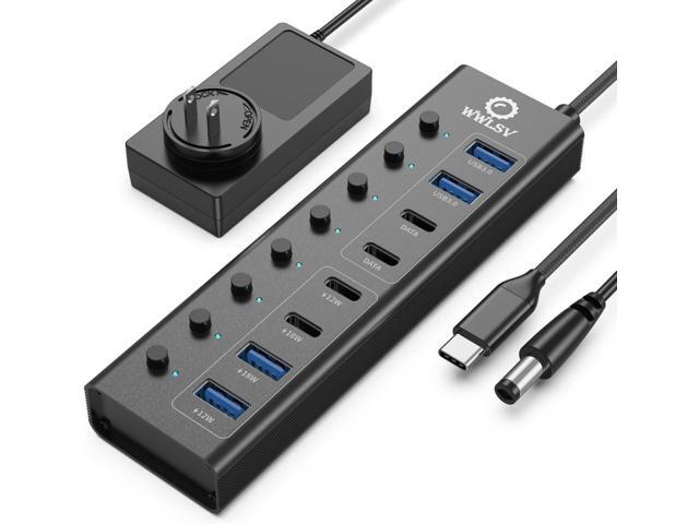 Click here for Powered USB Hub  8-Port USB 3.0 Splitter with 4 Fa... prices