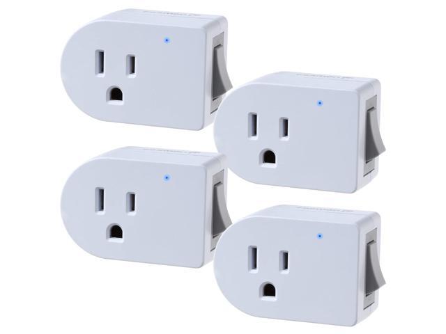 Click here for Fosmon Grounded Outlet with ON/Off Switch (4 Pack)... prices