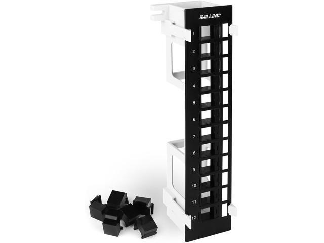 Click here for Iwillink Blank 12-Port Keystone Patch Panel with 8... prices