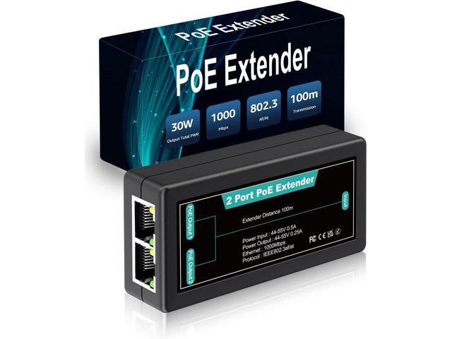 Click here for 1 in 2 Out Gigabit PoE Extender  NICGIGA 2 Port Po... prices