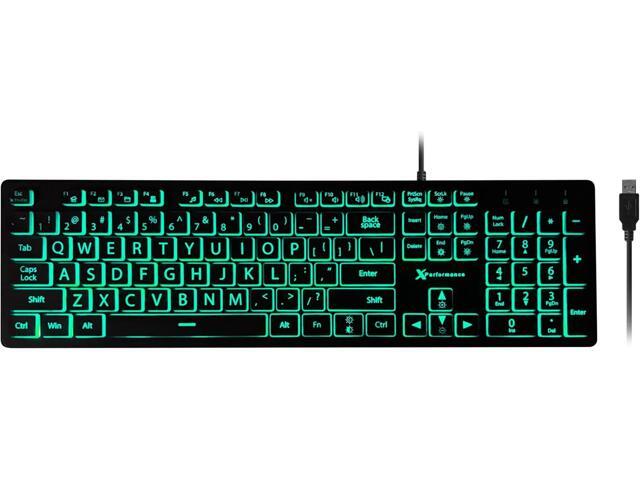 Click here for Large Print Backlit Keyboard Wired Easy-to-See Lig... prices