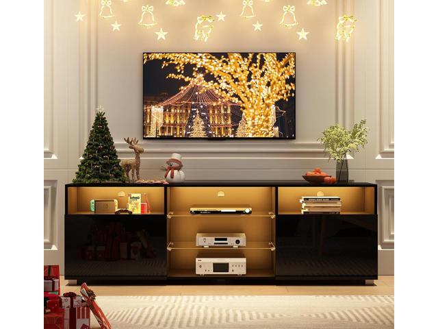 Click here for Uspeedy TV Stand High Glossy LED TV Stand for 55 i... prices