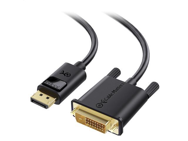 Click here for Cable Matters 2-Pack DisplayPort to DVI Cable (DP... prices