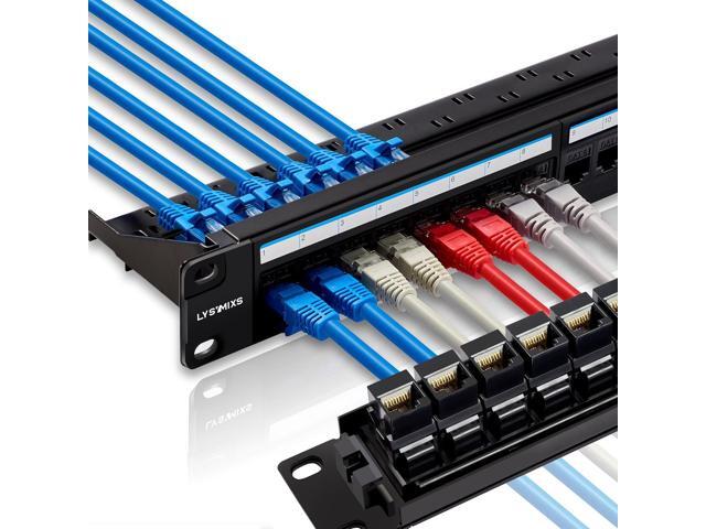 Click here for 24 Port RJ45 Patch Panel Cat6 Feed Through  Couple... prices