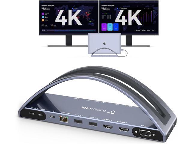Click here for TobenONE USB C Docking Station Dual 4K Monitor for... prices
