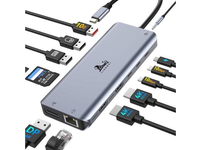 Click here for LIONWEI Laptop Docking Station 13 in 1 - Dual HDMI... prices