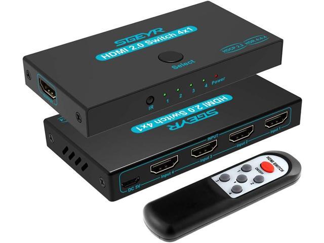 Click here for SGEYR HDMI 2.0 Switch 4 Port  HDMI Switch Splitter... prices