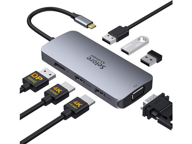 Click here for USB C to Dual HDMI Adapter 7 in 1 USB C Docking St... prices