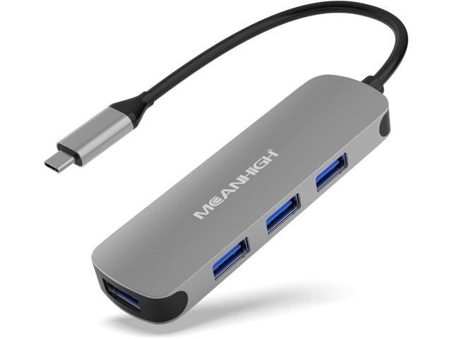 Click here for USB C Hub MEANHIGH USB 3.0 Hub for Laptop 4 Port U... prices