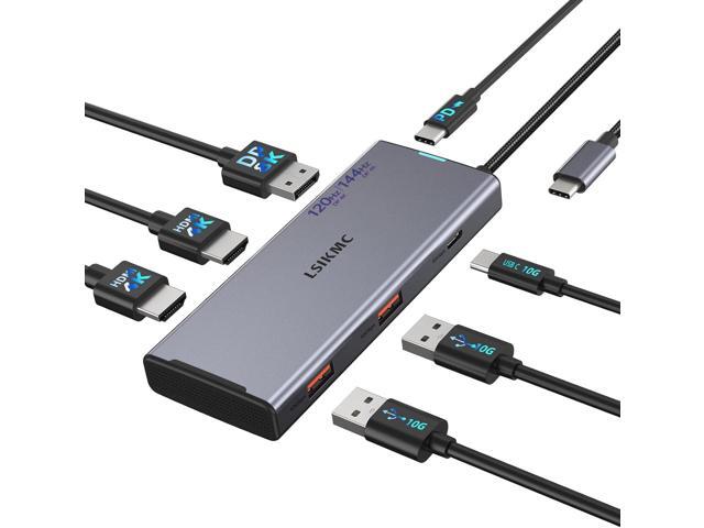 Click here for 4K Triple Monitor Docking Station  7-in-1 USB C Hu... prices