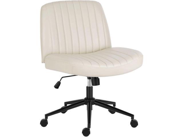 Click here for Criss Cross Chair with Wheels  Ergonomic Armless S... prices