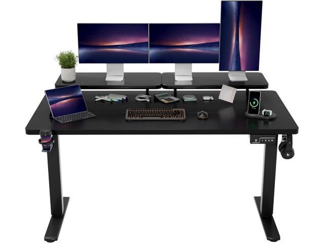 Click here for Shahoo Electric Standing Desk with Monitor Shelf... prices