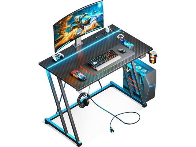 Click here for MOTPK 32 Inch Small Gaming Desk with LED Lights &... prices