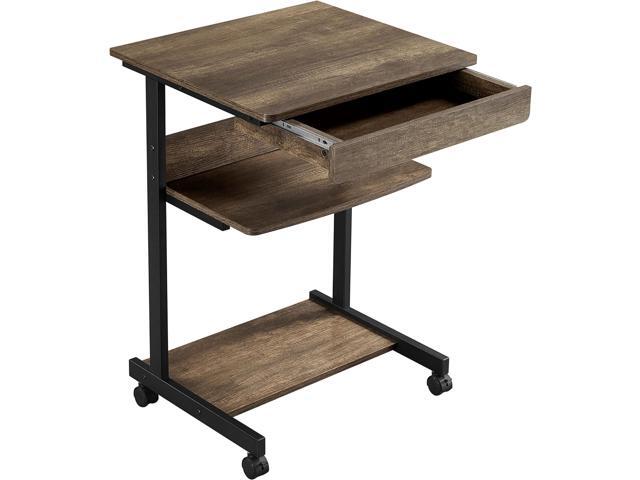 Click here for Yaheetech Small Rolling Computer Desk with Storage... prices