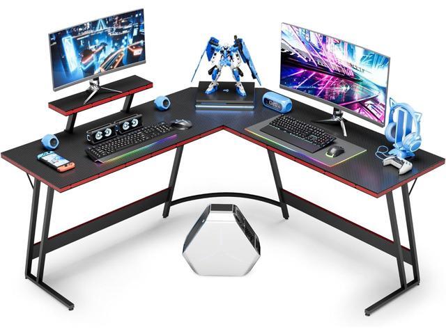 Click here for JUMMICO L Shaped Gaming Desk  51 Inch Pc Corner Ta... prices
