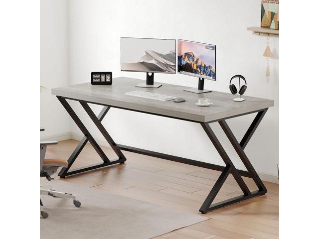 Click here for LVB Grey Desk  Industrial Wood Home Office Compute... prices