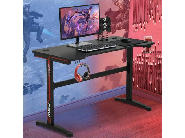 Click here for Dkelincs 47 Inch Gaming Desk T-Shaped Computer Des... prices