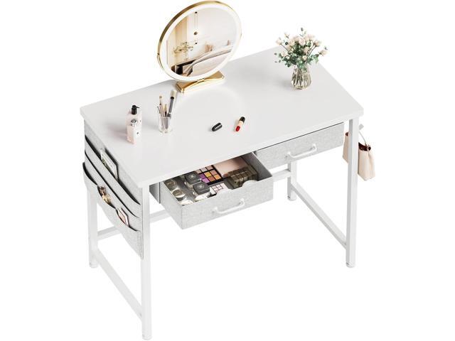 Click here for Maihail Small Desk with Drawers  31.5 inch Compute... prices