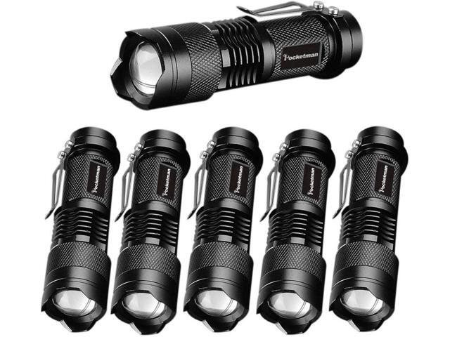 Click here for 6 Pack Pocketman 7W 300LM SK-68 3 Modes Mini Light... prices
