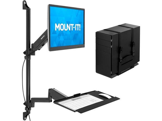 Click here for Mount-It! Wall Mount Workstation with Single Monit... prices