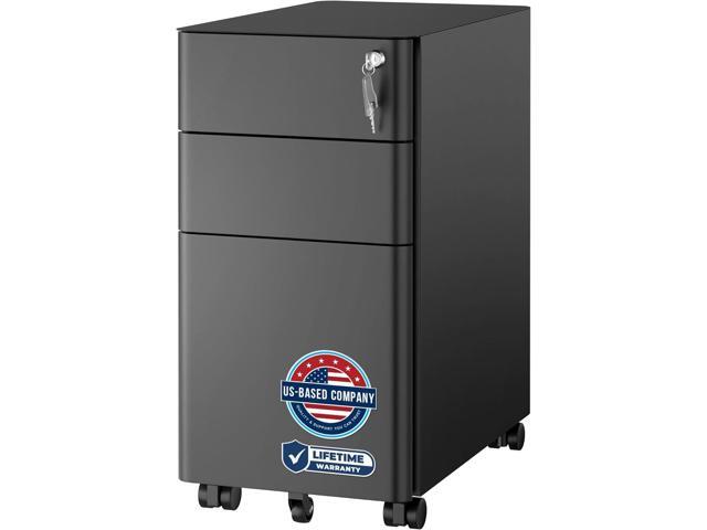 Click here for Mount-It! Slim Rolling Under Desk Cabinet  Mobile... prices