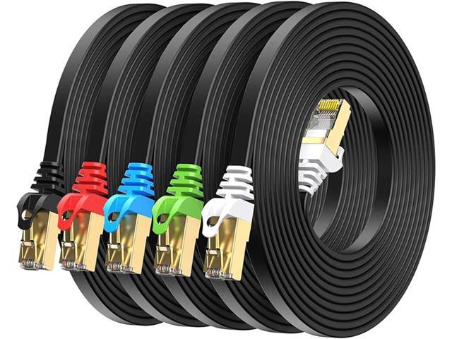 Click here for BUSOHE Cat8 Ethernet Cable 10FT 5 Pack Multi Color... prices