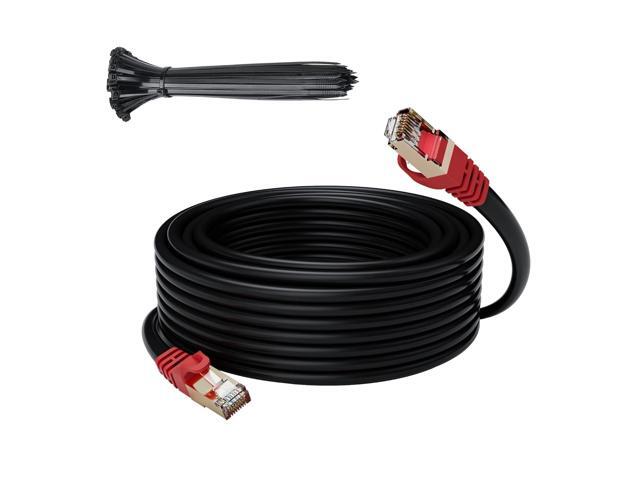Click here for Cat 6E Cat 7 Outdoor Ethernet Cable 50 FT Adoreen... prices