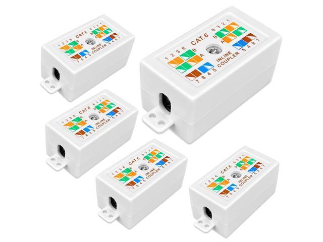 Click here for Cat 6 Junction Box 5 Pack Cat5e Splice Connector U... prices