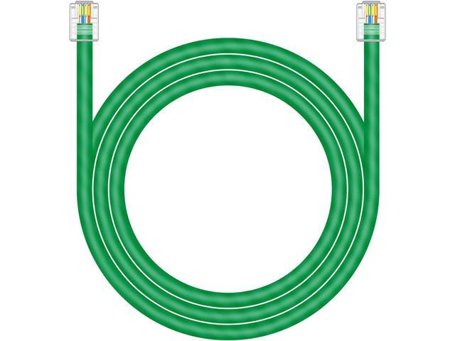 Click here for NECABLES CAT5E RJ11 Data Cable DSL Cable 10ft Heav... prices