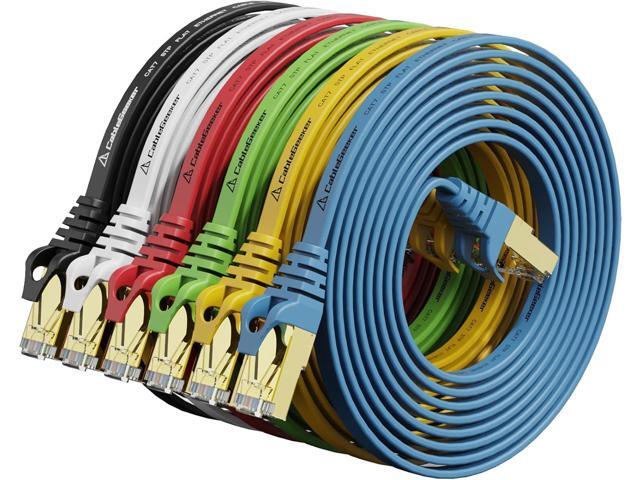 Click here for Cat 7 Ethernet Cable 7 ft 6 Pack (Highest Speed Ca... prices