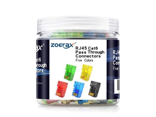 Click here for 100-Pack RJ45 Cat6 Pass Through Connector  Assorte... prices