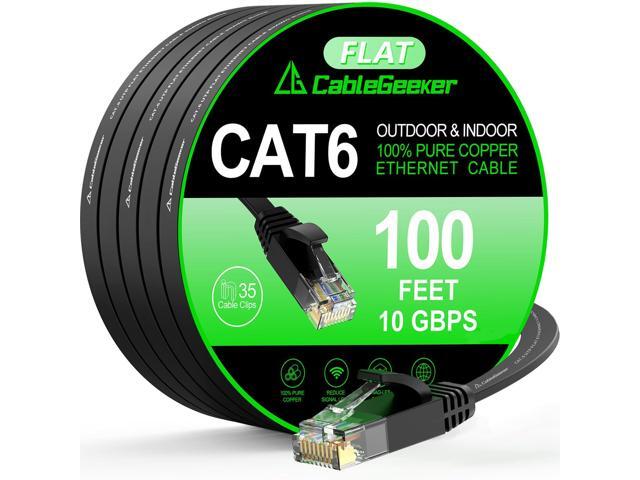 Click here for Cat 6 Ethernet Cable 100 ft  Indoor & Outdoor  Hig... prices