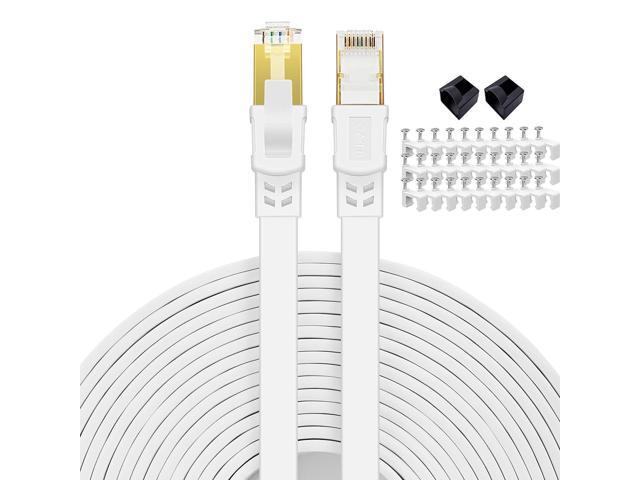 Click here for Cat 8 Ethernet Cable 50 ft High Speed Flat Interne... prices